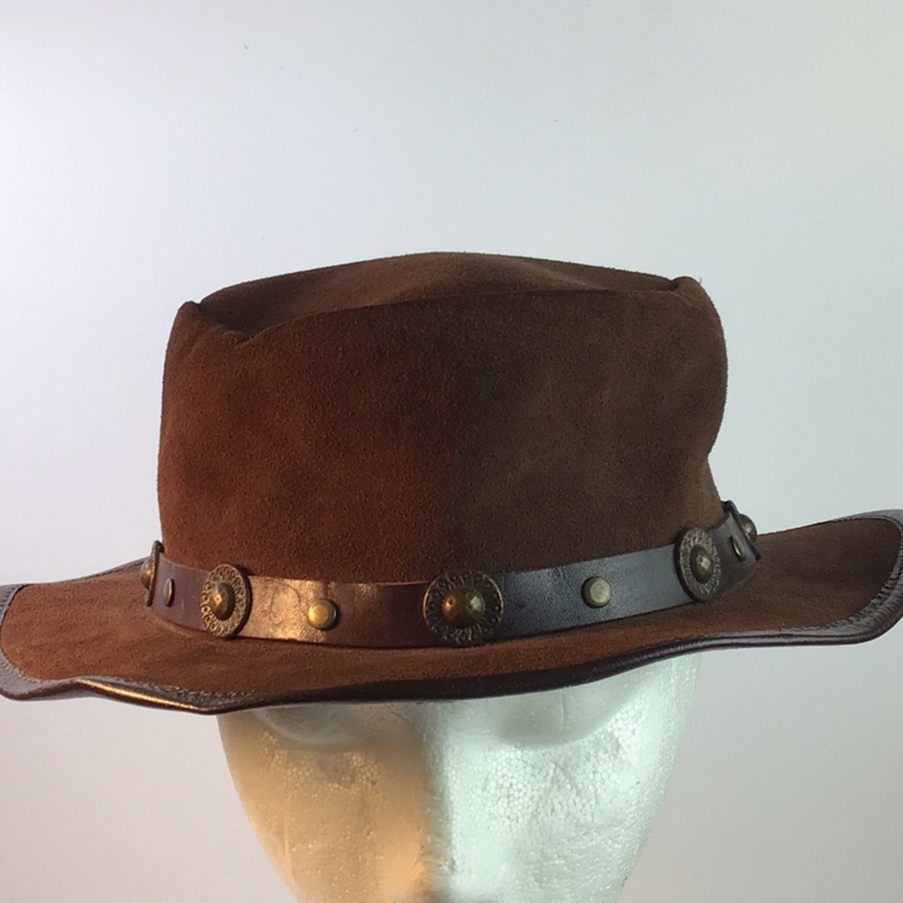 Vintage Brown Suede Hat From Winfield Cover Co. San F… - Gem